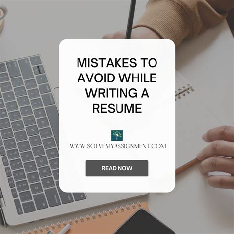 Mistakes To Avoid While Writing A Resume Solve My Assignment