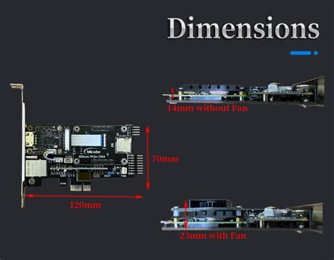 Blikvm PCIe Add In Card With Cooling Fan And OLED Display BLIKVM PCIe Card Version Free