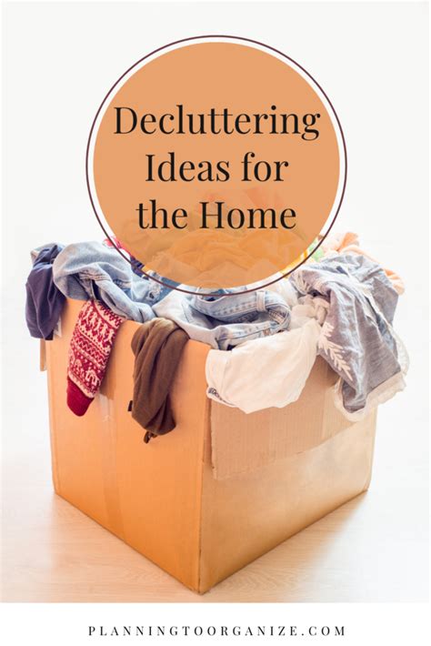 Decluttering Ideas For The Whole Home