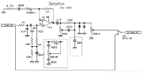 自制电吉他效果器 Diy Pcb（二）电路图分析 家鹏的个人主页