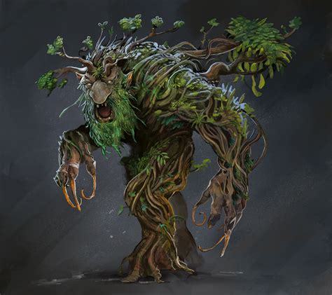ArtStation Treant Todd Ulrich Fantasy Races Fantasy Rpg Fantasy