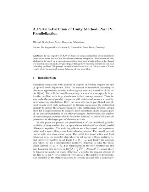 pdf a particle partition of unity method{part iv