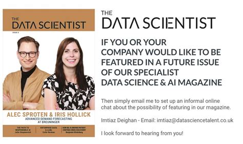 The Data Scientist Magazine On Linkedin Datasciencetalent Thedatascientistmagazine Ai