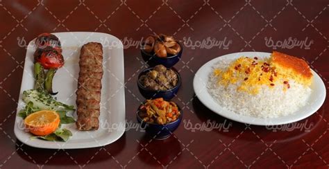 چلو کباب کوبیده ایران طرح