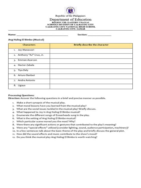 Musical Play Analysis Pdf