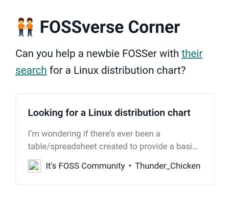 Looking For A Linux Distribution Chart General Linux Question Its Foss Community