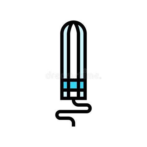 Tampons Intimate Care Color Icon Vector Illustration Stock Vector