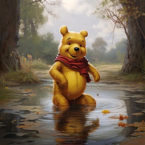 Premium Ai Image Illustration Of Winnie The Pooh