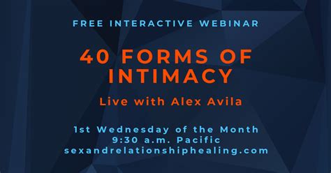 Forms Of Intimacy Sex And Relationship Healing