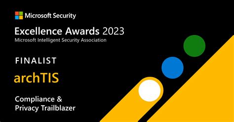Archtis Is A Microsoft Security Excellence Awards Privacy And Compliance Trailblazer Finalist