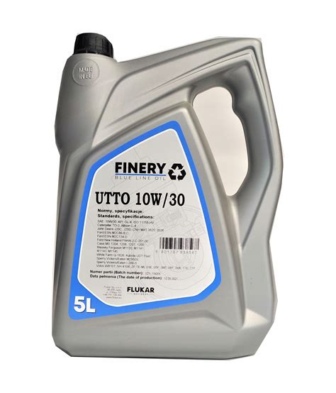 FINERY UTTO 10W30 5L. OLEJ HYDRAULICZNO PRZEKŁADNI za 76,57 zł z ...