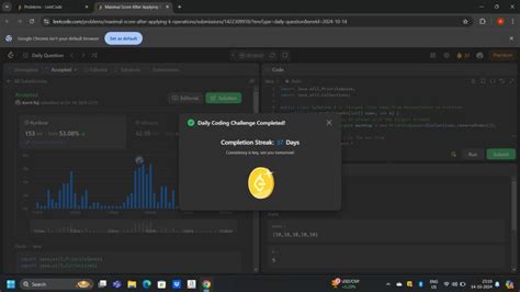 Amrit Raj On Linkedin Leetcode Codingchallenge Algorithms
