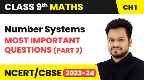 Number Systems Most Important Questions Part 3 Class 9 Maths