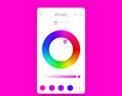 Color Picker Ui Projects Photos Videos Logos Illustrations And Branding On Behance