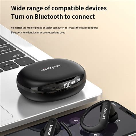 Compre Lenovo Thinkplus T Tws Earenhones Rudo Redu O Bluetooth Sports Wireless Headphones