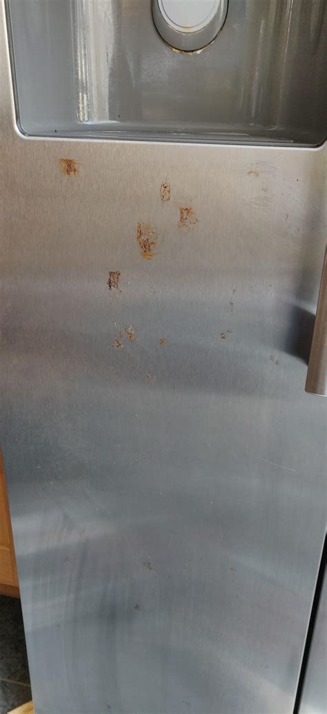 How Do I Get Rust Off The Fridge The Rust Is From Fridge Magnets That
