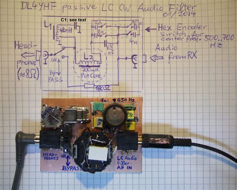 Passive LC CW Audio Filter