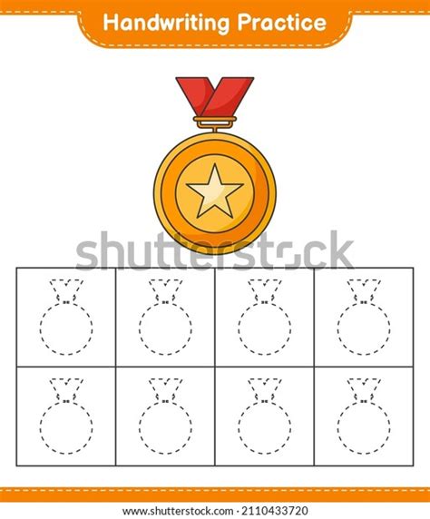 필기 연습 트로피 줄 추적 교육용 스톡 벡터로열티 프리 2110433720 Shutterstock