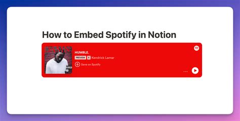 How To Embed Spotify In Notion