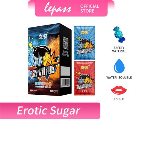 Lepass Oral Sex Candy Blowjob Popping Flirting Edible Jumping Sugar Sex