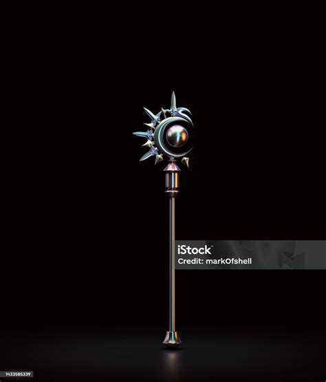 금속 마법사 스틱 마녀 막대 판타지 게임 마술 지팡이 마술사 동화 직원 3d 렌더링 고대 그리스에 대한 스톡 사진 및 기타 이미지 고대 그리스 고대 그리스 양식 고대