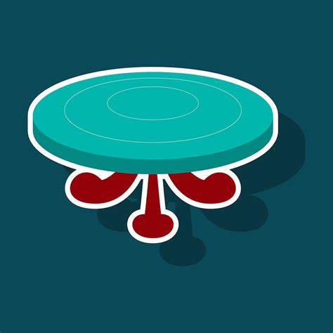 เวกเตอร์สติ๊กเกอร์โต๊ะโป๊กเกอร์ Ai Eps Uidownload