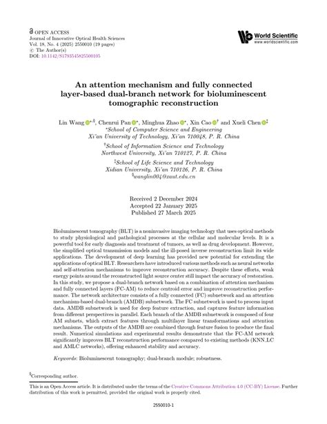 Pdf An Attention Mechanism And Fully Connected Layer Based Dual Branch Network For