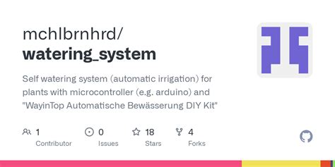 GitHub Mchlbrnhrd Watering System Self Watering System Automatic Irrigation For Plants With