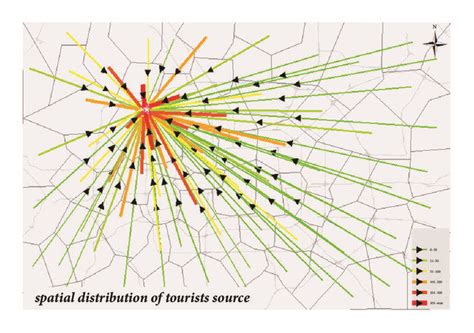 Spatial Distribution Of Tourists In The Summer Palace A Spatial