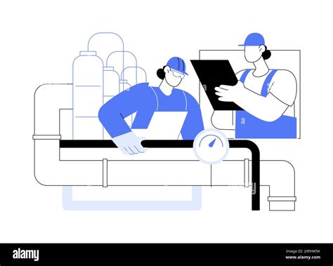 Gas Pipeline Abstract Concept Vector Illustration Stock Vector Image And Art Alamy