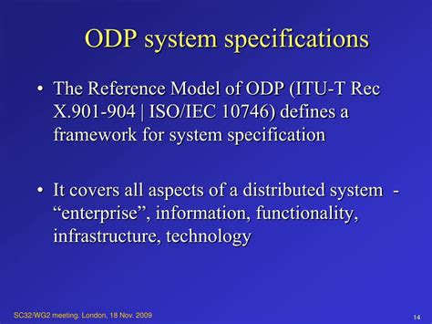 Ppt Techniques For It System Specification In Open Distributed