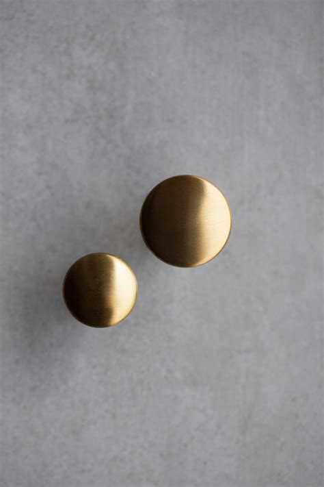 Round Brass Knobs Notary Ceramics Llc