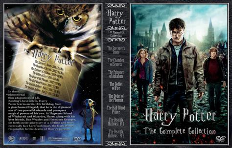Harry Potter The Complete Collection Dvd Covers 2001 2011 R1 Custom
