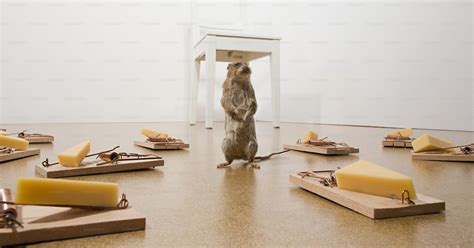 바닥에 치즈가 있는 방에 있는 쥐 사진 Unsplash의 혐오 이미지