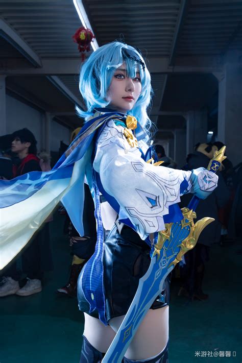 优菈cos场照 原神社区 米游社
