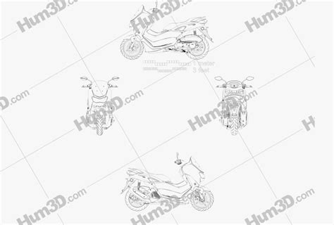 Yamaha Nmax 155 2020 도면