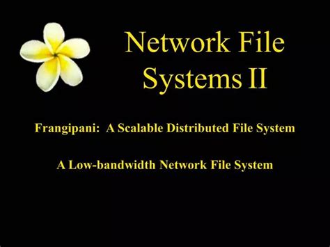 Ppt Network File Systems Ii Powerpoint Presentation Free Download Id4806466