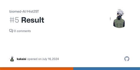 Result · Issue 5 · Biomed Aihist2st · Github