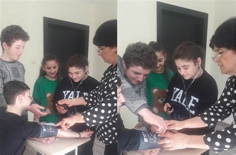 ხულოს მუნიციპალიტეტის სოფელ განახლების საჯარო სკოლის მე 8 კლასში ბიოლოგიის გაკვეთილი „სწავლა