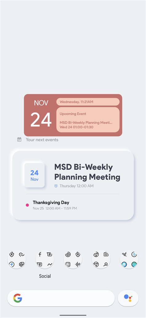 Time Off On Shadow Kwgt Calendar Widget R Kustom