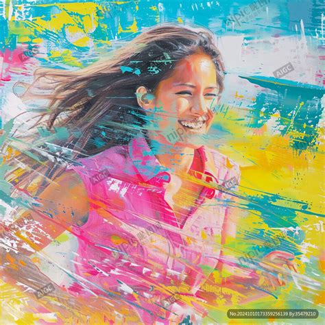 Ai创作图现代炫彩背景笔刷肌理 数字肖像插画 女孩 电脑创意数字绘画 女孩素材 数码布纹涂鸦抽象画 数字美女插画 人物情绪插画 数字油画插画设计 都市女孩插画 写实抽象数码印花nipic