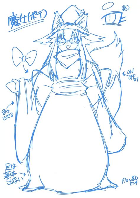 ポテ魔女設定画 天の小箱