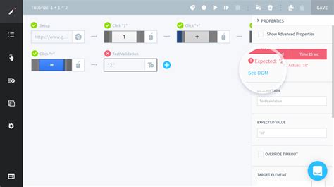 debug console errors access dom