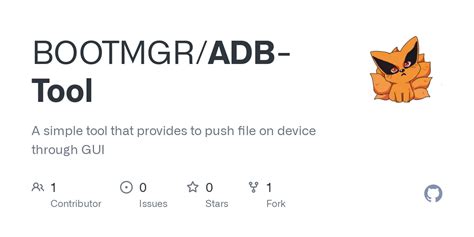 Github Bootmgr Adb Tool A Simple Tool That Provides To Push File On Device Through Gui