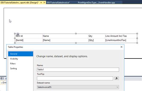 how to create a new design for a sales invoice report in d365fo denis trunin s x programming