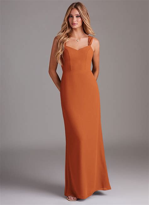 Azazie Denice Cinnamon Bridesmaid Dresses Azazie