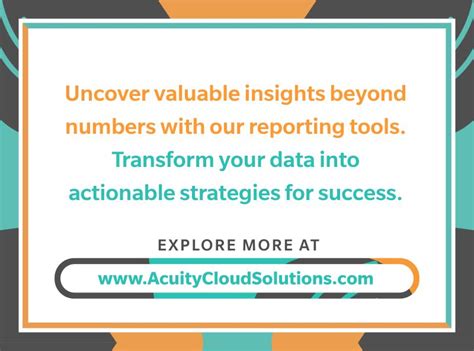 Acuity Cloud Solutions On Linkedin Reportingtools Dataanalytics Actionableinsights