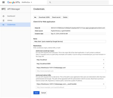 Ionic2 Google OAuth Client With Angular Ionic How Do I Find The