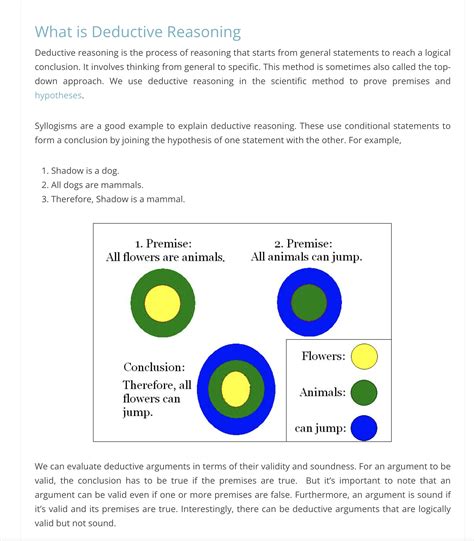 Solved What Is Deductive Reasoningdeductive Reasoning Is The