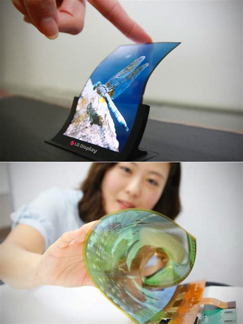 Most Displays Crack Under Pressure Lg S Paper Thin Flexible Oled Display Rolls Up Like A